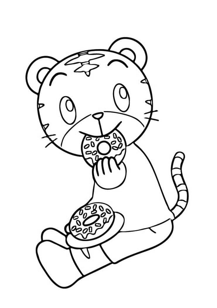 しまの しまじろう - 印刷可能ぬりえ無料ダウンロード