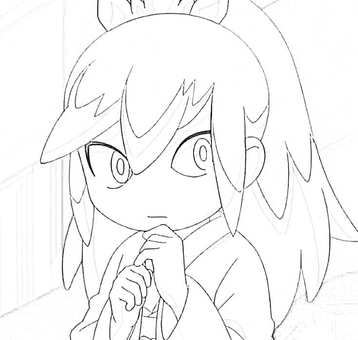 ふぶき 姫 1 - 印刷可能ぬりえ無料ダウンロード