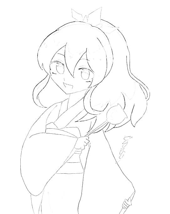 ふぶき姫プリント - 印刷可能ぬりえ無料ダウンロード