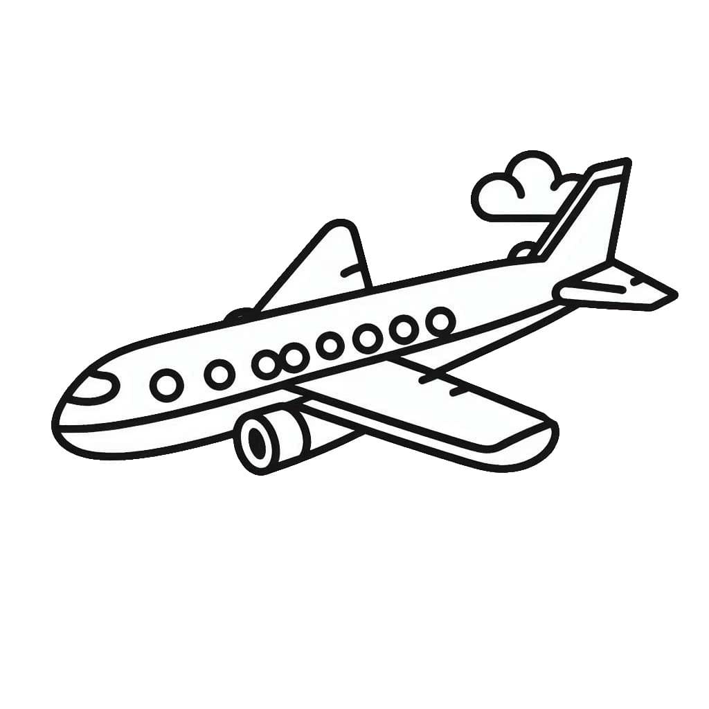 飛行機基本無料 - 印刷可能ぬりえ無料ダウンロード