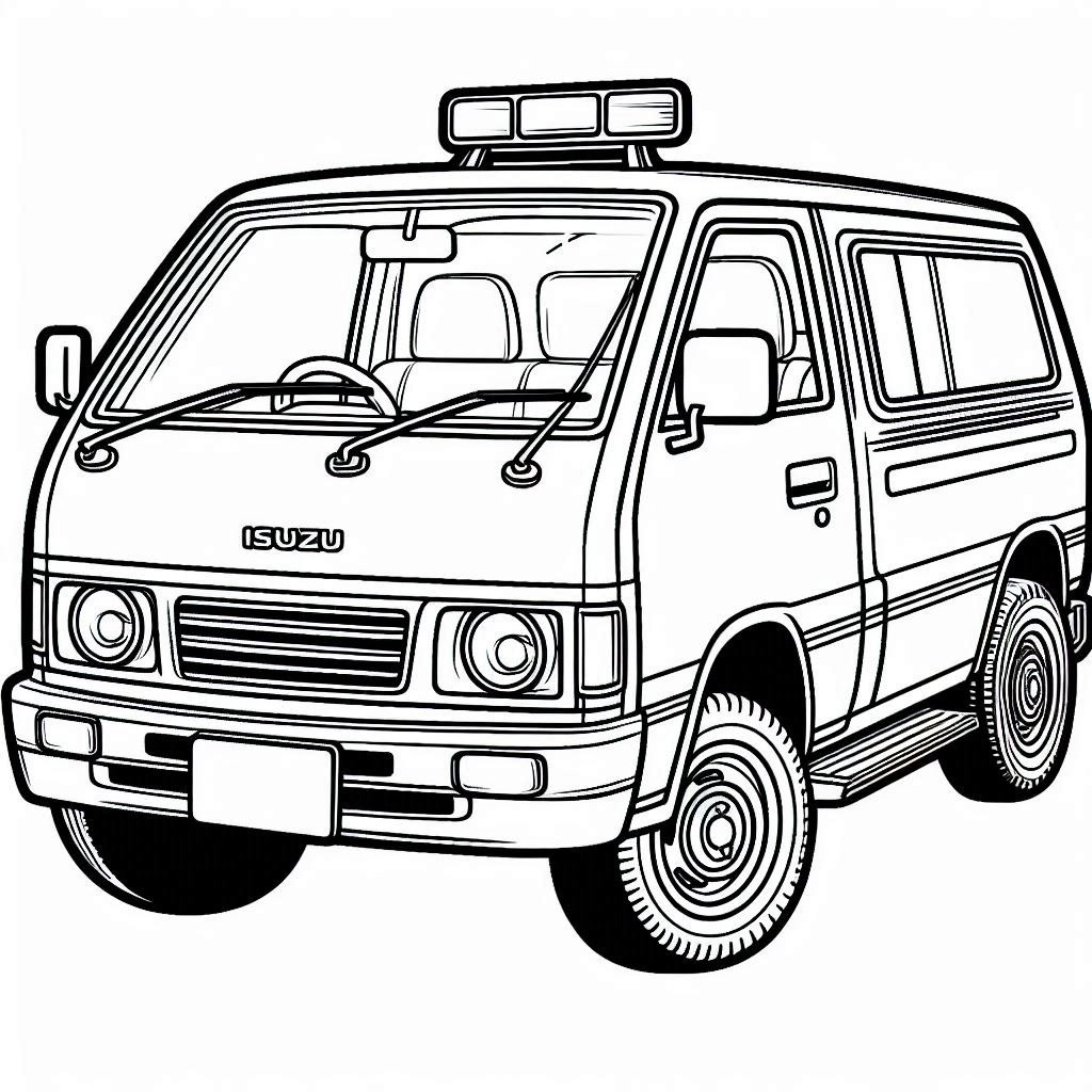 いすゞ ぬりえ - KodomoNurie.Com