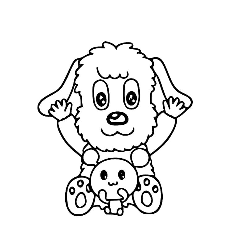 うーたん 印刷可能ぬりえ無料ダウンロード