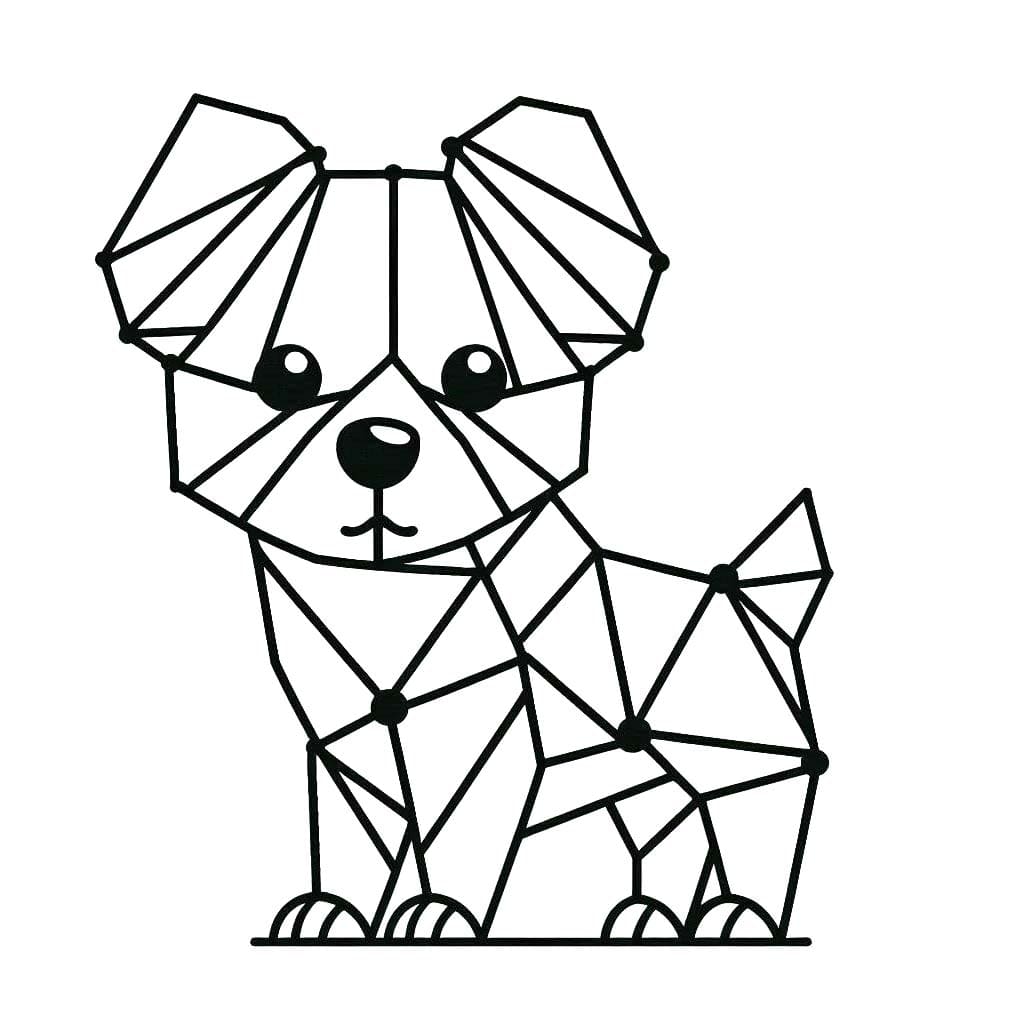 幾何学的な ぬりえ - KodomoNurie.Com