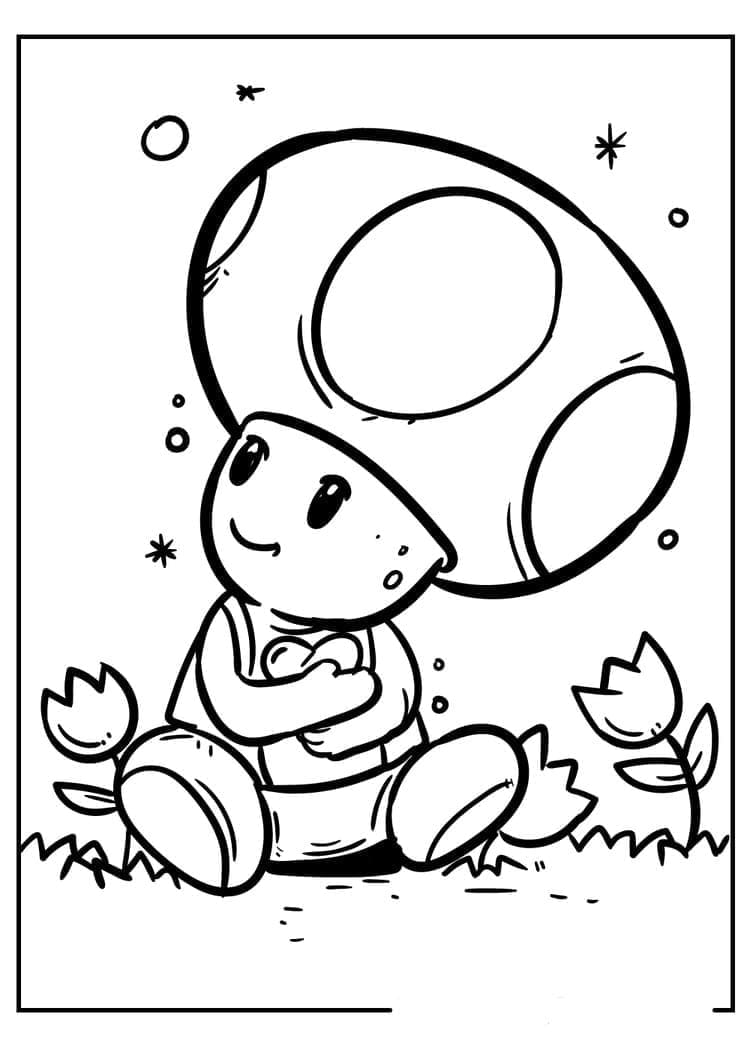 キノピオ ぬりえ - KodomoNurie.Com