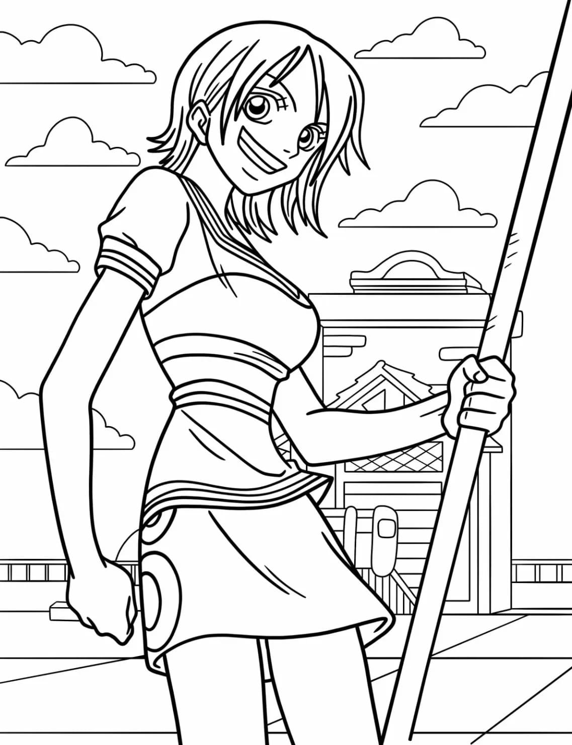 ワンピース 5 - 印刷可能ぬりえ無料ダウンロード