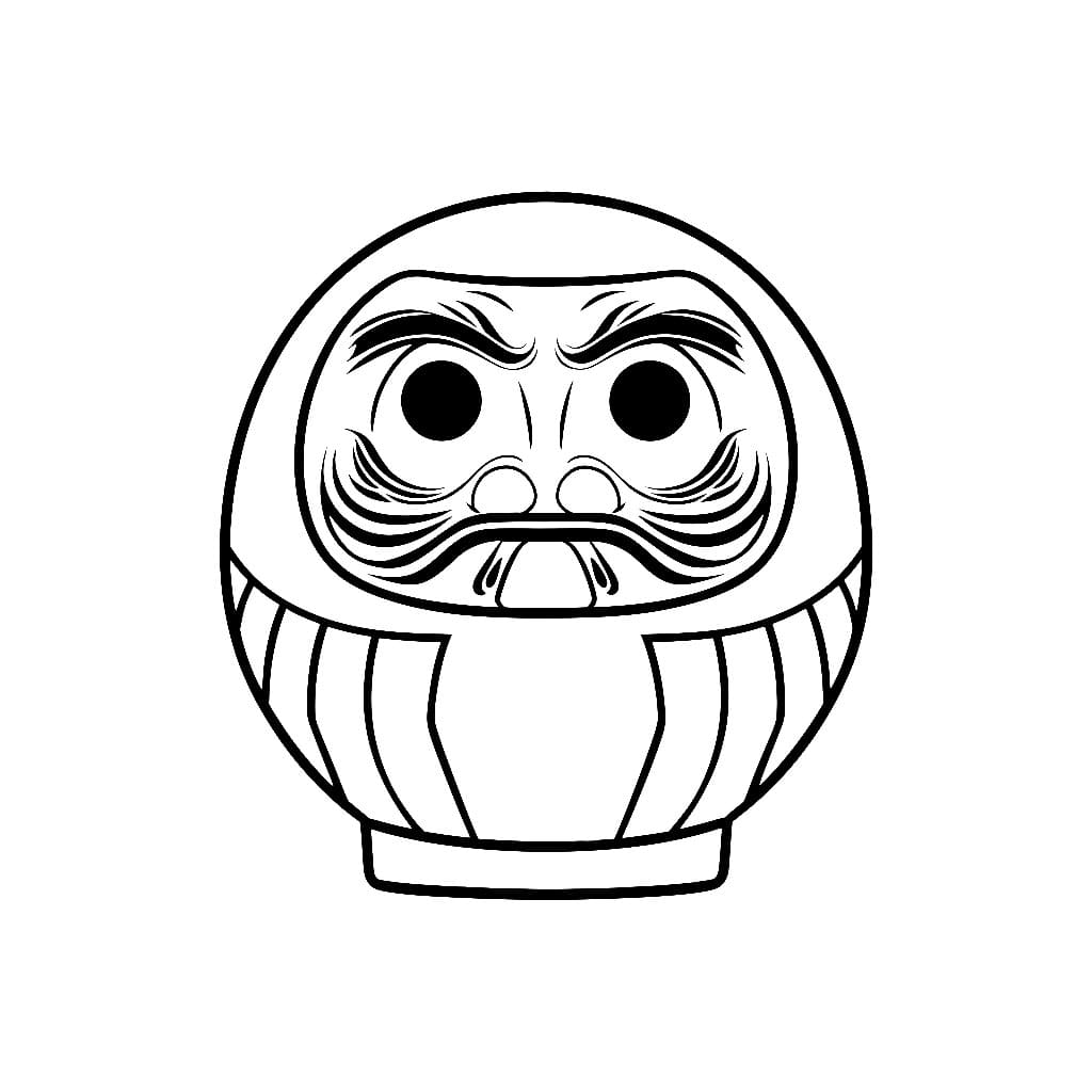 だるまの無料 - 印刷可能ぬりえ無料ダウンロード