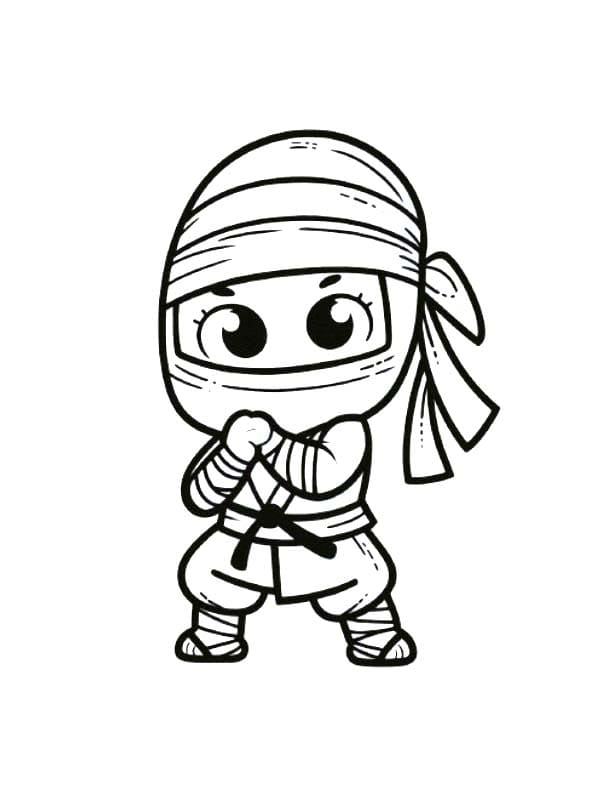 忍者無料 - 印刷可能ぬりえ無料ダウンロード