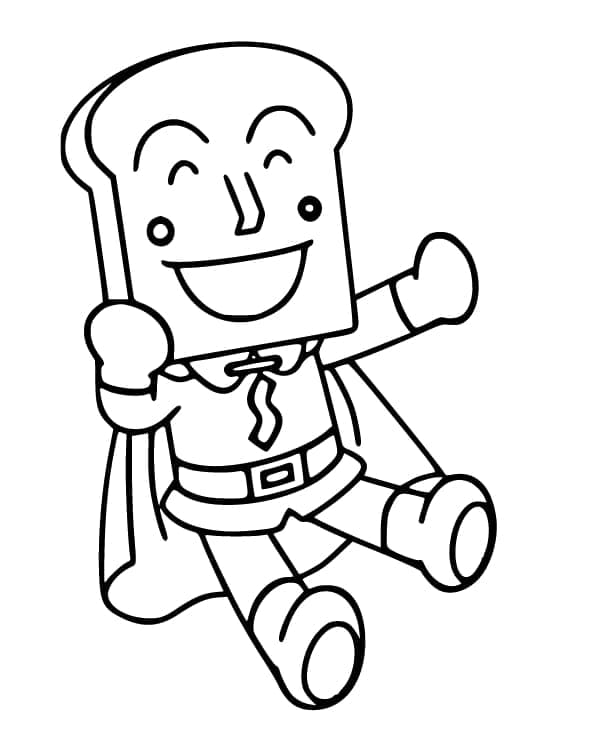 しょくぱんまん ぬりえ - KodomoNurie.Com