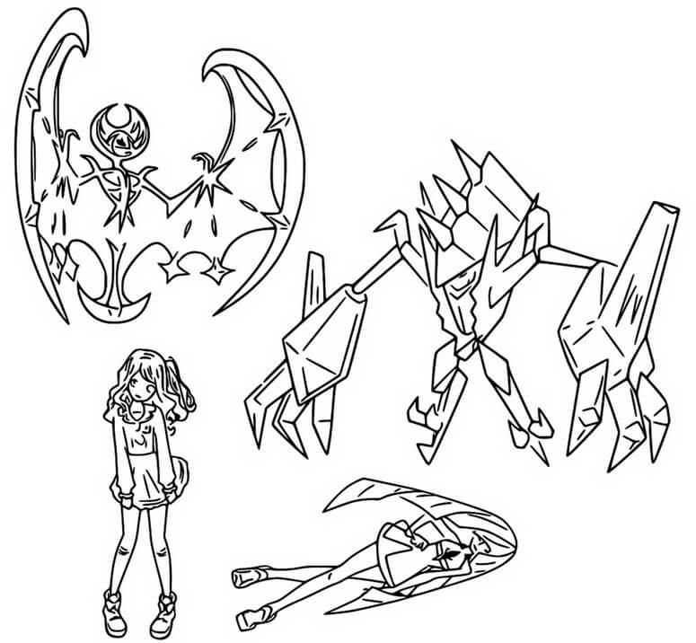 ルナアーラぬり絵 - KodomoNurie.Com