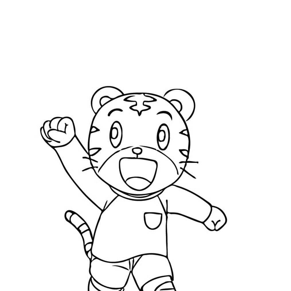 しまじろう キャラクター - 印刷可能ぬりえ無料ダウンロード