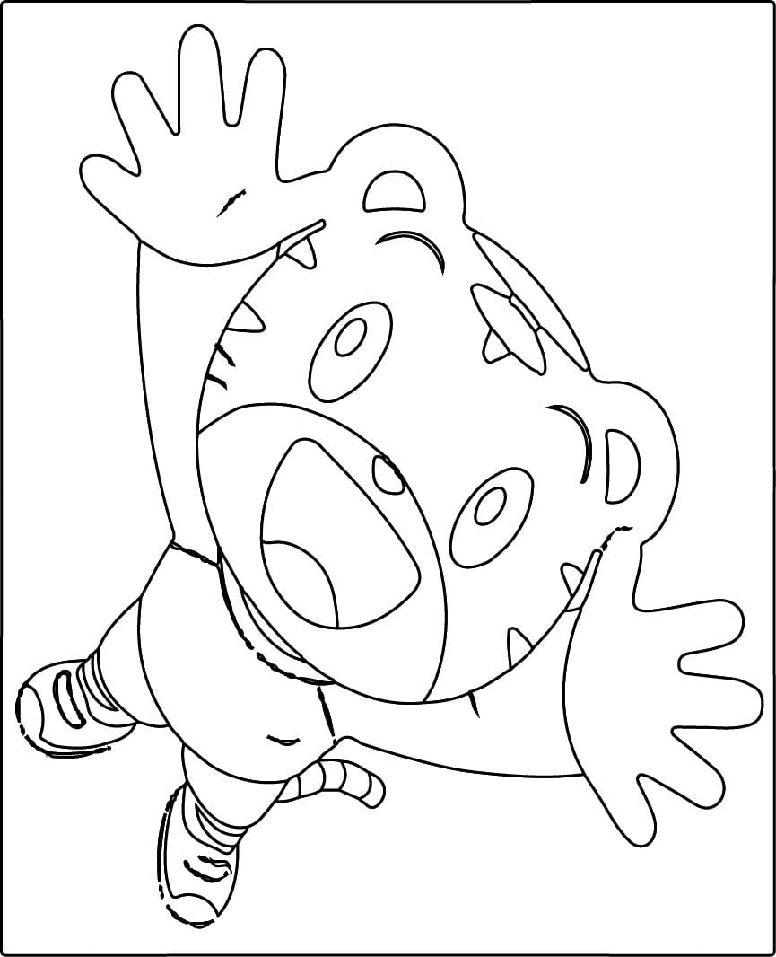 しまの しまじろう - 印刷可能ぬりえ無料ダウンロード