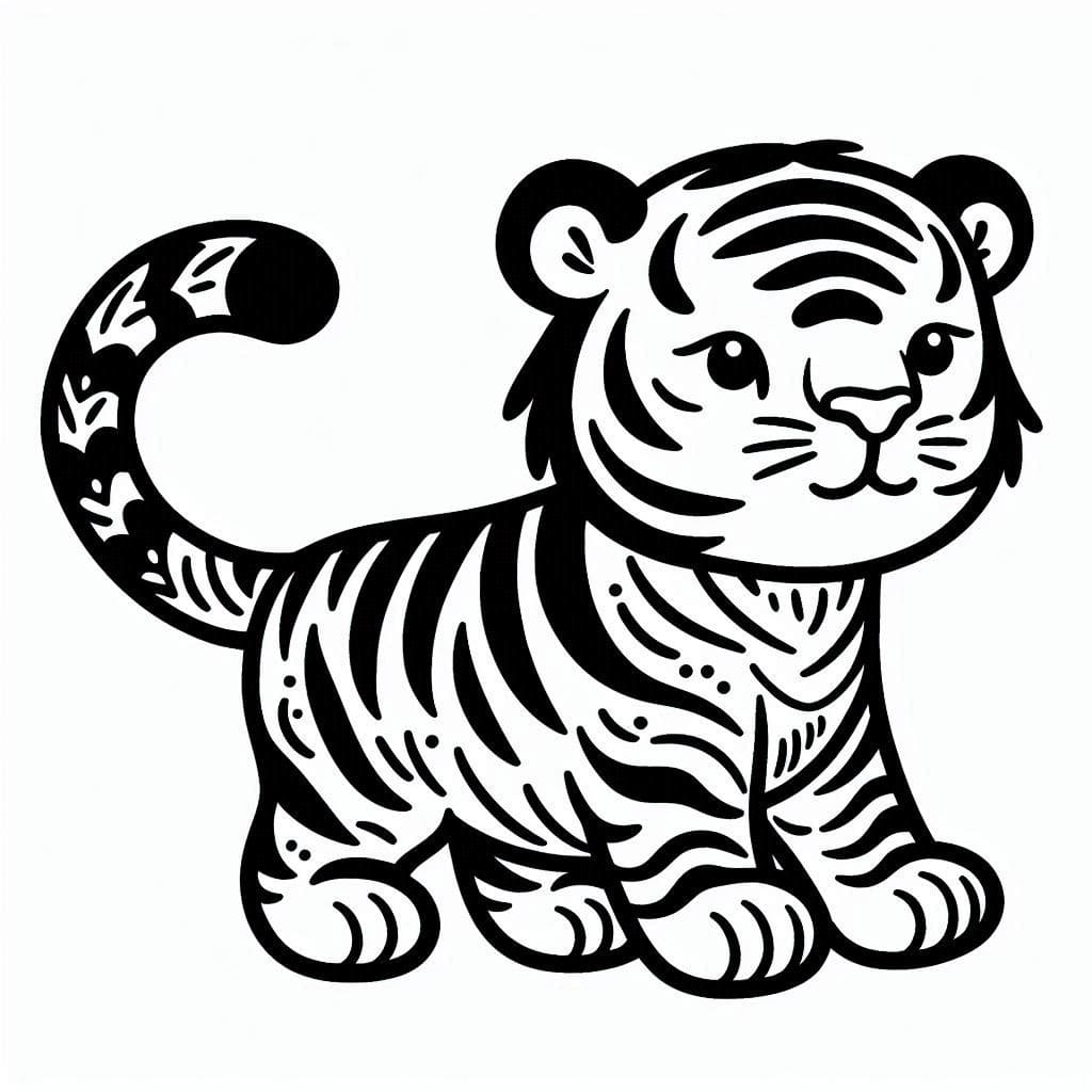 トラ - ページ 3 - 印刷可能ぬりえ無料ダウンロード