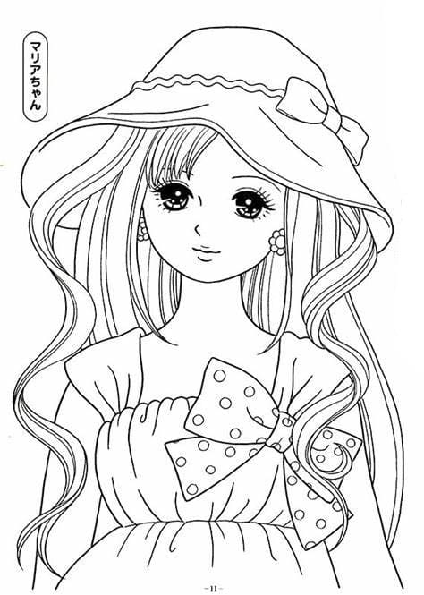 子供のための無料のリカちゃんぬりえ - 印刷可能ぬりえ無料ダウンロード